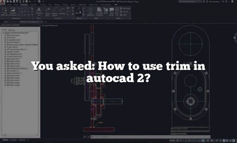 You Asked How To Use Trim In Autocad 2