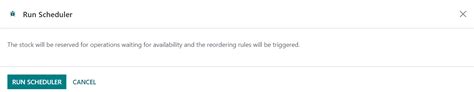 Run Scheduler In Odoo Inventory Odoo V Enterprise Edition Book