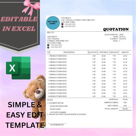 Quotation Template Excel Quotation Template For All Type Of Business