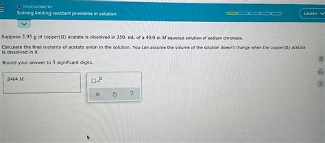solved o stoichiometry solving limiting reactant problems in