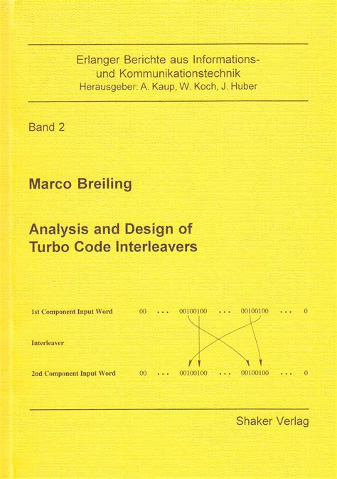 Buy Analysis And Design Of Turbo Code Interleavers Book Online At Low