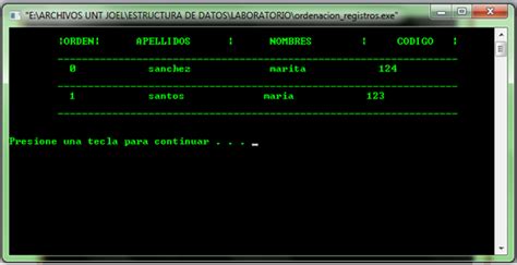 Algoritmo De Ordenamiento En Registros Burbuja Y Struct En C Algoritmo De Ordenamiento En Registros Burbuja Y Struct En C