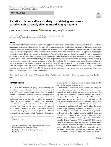 Statistical Tolerance Allocation Design Considering Form Errors Based