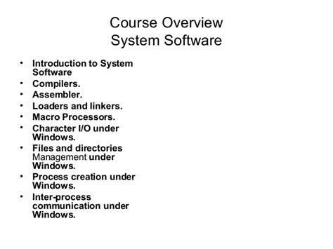 System Software Leland L Beck Ppt Intensivevilla
