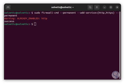 Instalar Y Usar Firewalld En Ubuntu ️ Solvetic
