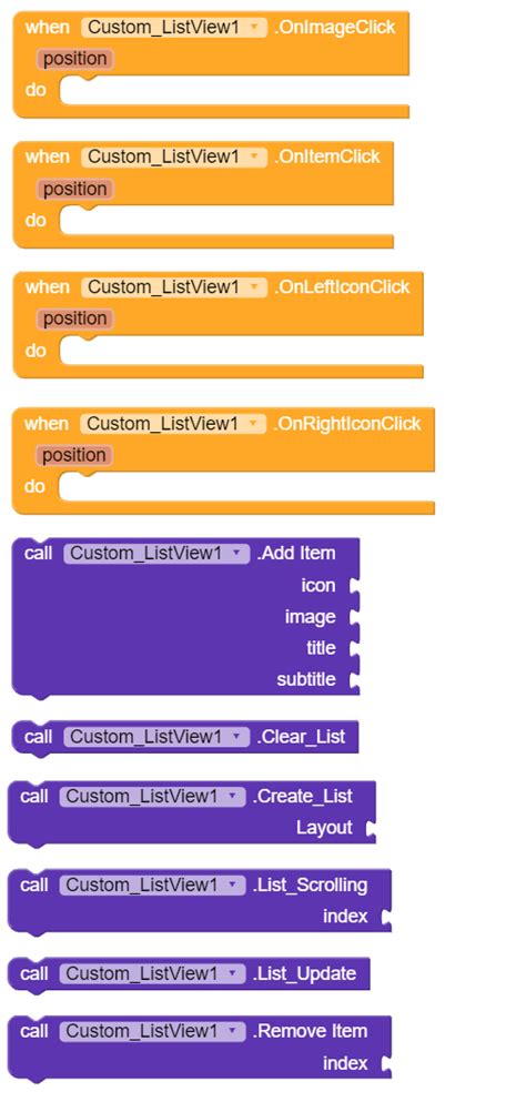 Custom Listview Extension Deephost Extension