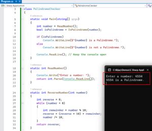 Write A C Program To Check Palindrome Number AspDotnetHelp