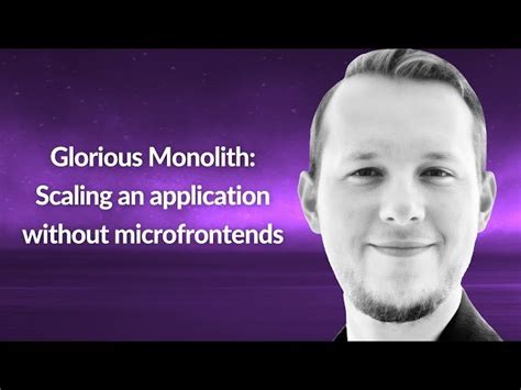 Free Video Scaling An Application Without Microfrontends The
