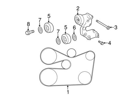 2007 Toyota Highlander V6 Serpentine Belt Diagram