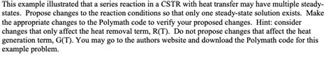 Example Multiple Reactions In A CSTR The Chegg