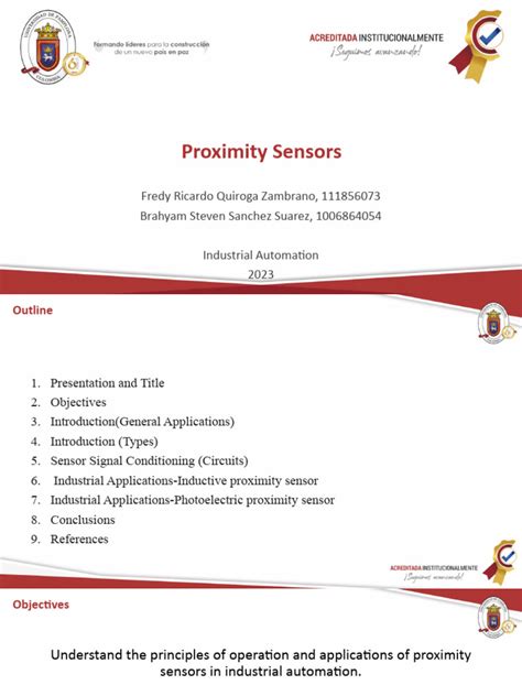 Proximity Sensor Template Pdf Sensor Automation
