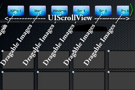 C Make Uiscrollviews Dragicons More User Friendly Stack Overflow
