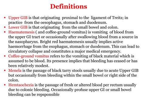 Gi Bleeding Upper And Lower Gib Pptx