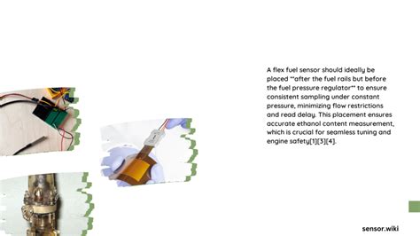 flex fuel sensor before after regulator complete installation and performance guide sensor wiki