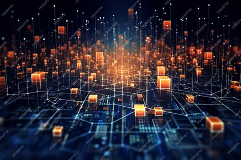 Premium Ai Image Technology Big Data Background Concept Communication And Technology Network