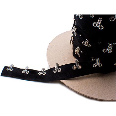Premium Hook Tape Black By The Yard From Corsetmakingsupplies Com