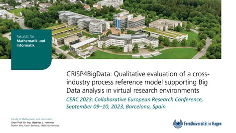Pdf Crisp4bigdata Qualitative Evaluation Of A Cross Industry