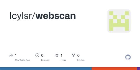 Github Lcylsrwebscan