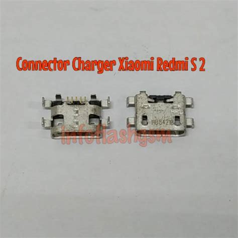 Jual Connector Konektor Soket Con Tc Cas Charger Xiaomi Redmi S Original Shopee Indonesia
