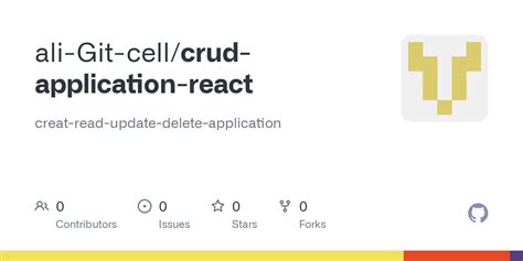 Github Ali Git Cellcrud Application React Creat Read Update Delete Application
