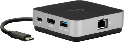 Owc Dock Usb C Travel Dock E Port Travel Dock W Space Gray Ethernet