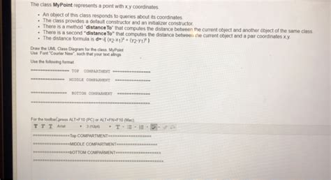 solved the class mypoint represents a point with x y