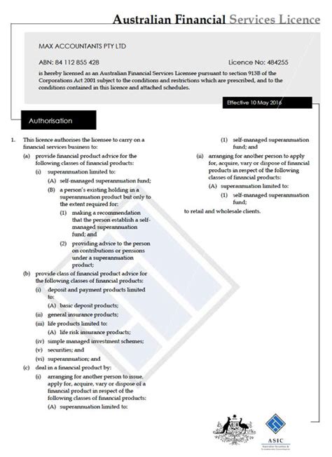 Smsf Auditor Asic Certification Of Registration As A Self Managed