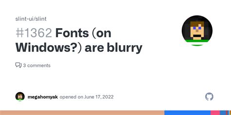 Fonts On Windows Are Blurry Issue Slint Ui Slint Github