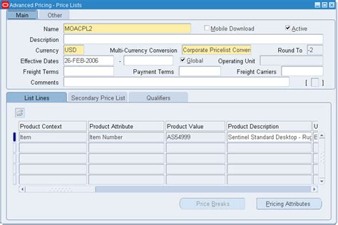 Oracle Advanced Pricing User S Guide