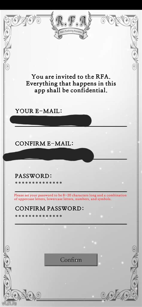 Password Requirements Rmysticmessenger