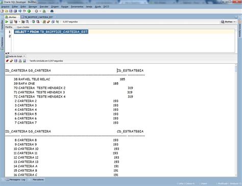 ¿cómo Veo Los Resultados De La Consulta En Sql Developer