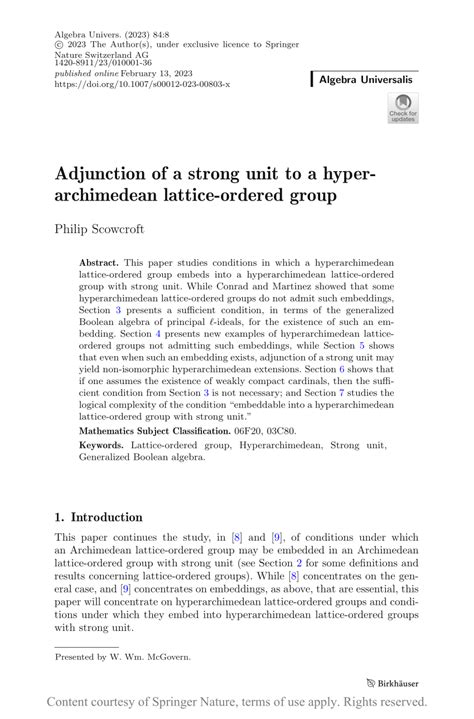 Adjunction Of A Strong Unit To A Hyper Archimedean Lattice Ordered Group