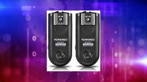yongnuo rf 603c ii c3 wireless remote flash trigger kit for canon 1d 5d