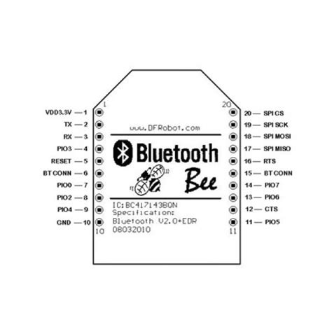 Bluetooth Bee 20 Dfrobot Tel0023