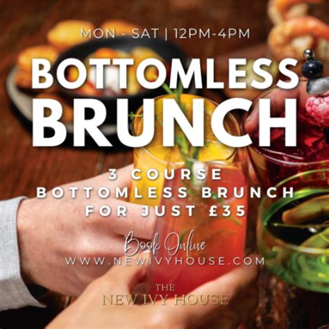 Bottomless Brunch At The Ivy House