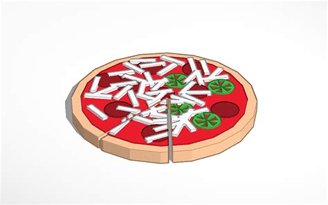 3d Design Pizza Tinkercad