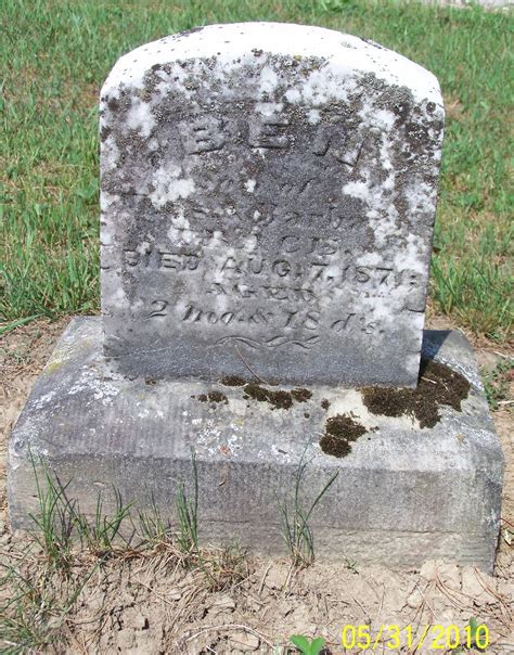 Benjamin Albon Brace 1871 1871 Homenaje De Find A Grave