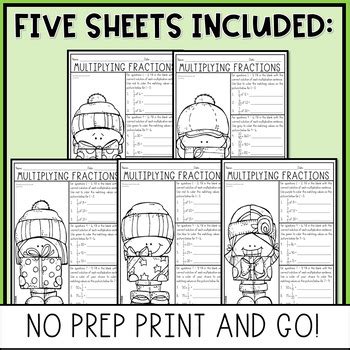 Multiplying Fractions Color By Number By Fifth Is My JAM TPT