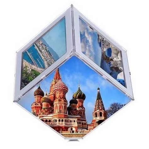 Plastic Rotating Cube Photo Frame For Decoration Packaging Type Box At Rs 400 Piece In Jaipur