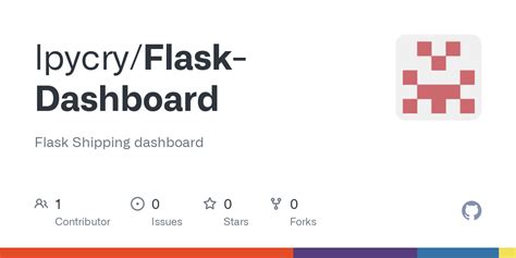GitHub Lpycry Flask Dashboard Flask Shipping Dashboard