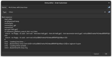 Install And Use Grub Customizer In Fedora Linux