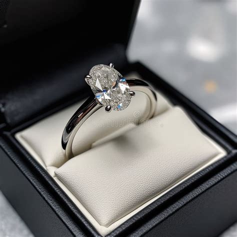 Ai Generated Illustration Of A Luxurious Diamond Engagement Ring