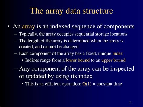 arrays ppt download