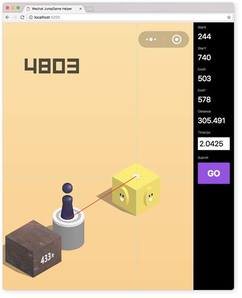 Github Sbfkcelwechatjumpgamehelper 基于nodejs的微信《跳一跳》辅助工具