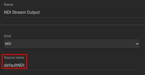 Sending And Receiving NDI Stream Docs