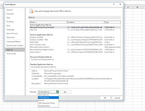 Excel Basics Activating PowerQuery PowerPivot SportSciData