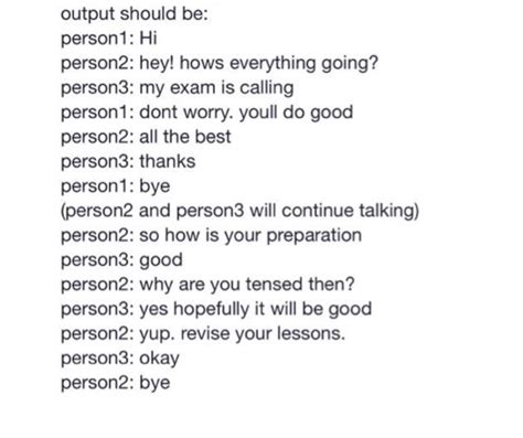 Solved Make A Chat Application Between 3 Person Using Java
