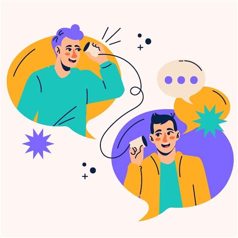 Premium Vector Flat Communication Illustration
