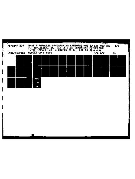 Fillable Online What A Parallel Programming Language Has To Let You Say Fax Email Print Pdffiller