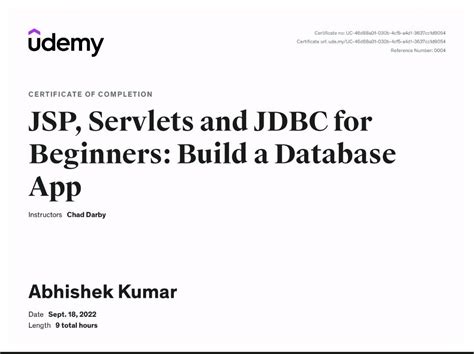 Abhishek Kumar On Linkedin Database App Certified Jdbc Jsp